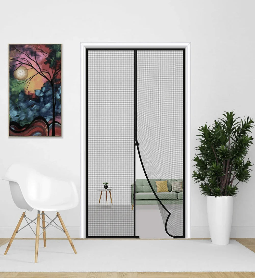 Magnetic Mosquito automatically closing Net for Door | Mosquito Curtai ...